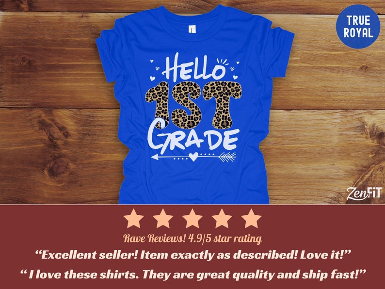 Hello First Grade Shirt, 1st Grade Student Tshirt, First Grade Shirts ...