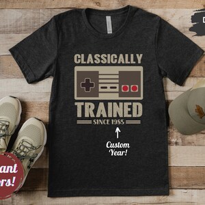 Custom Gamer Shirt, Personalized Video Game Tshirt, Classically Trained ...