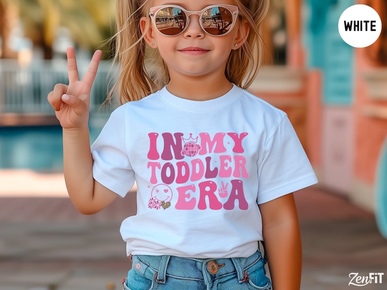 Funny Toddler Girls Shirt, in My Toddler Era, Gift for Daughter ...