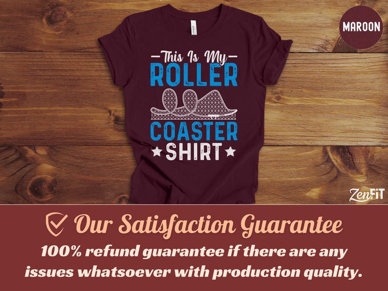 Roller Coaster Shirt, This is My Roller Coaster Shirt, Amusement Park T ...