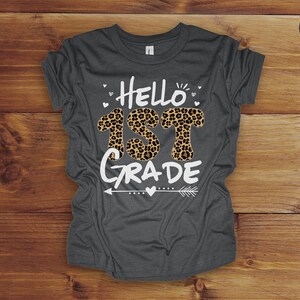 Hello First Grade Shirt, 1st Grade Student Tshirt, First Grade Shirts ...