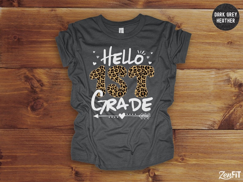 Hello First Grade Shirt, 1st Grade Student Tshirt, First Grade Shirts ...