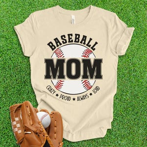 Baseball Mom Shirt, Baseball Mama, Sports Mom T-shirt, Son or Daughter ...