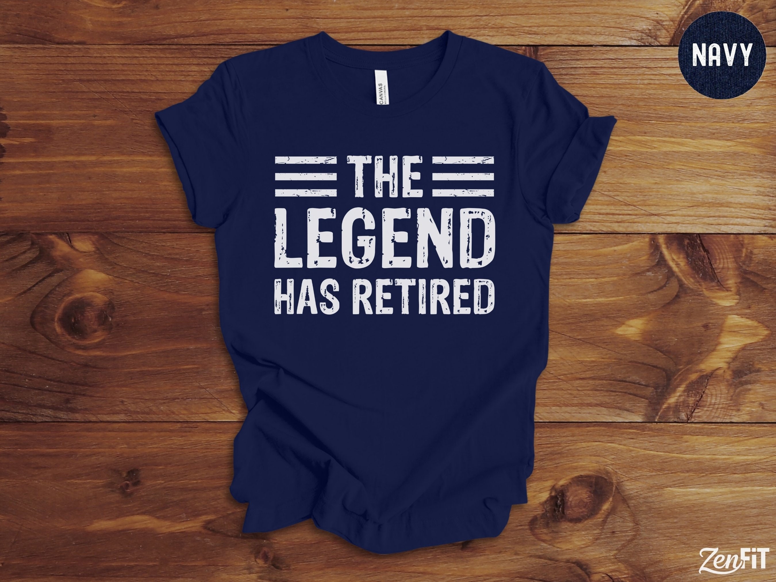 Retirement Gift, the Legend Has Retired Shirt, Retirement T-shirt ...