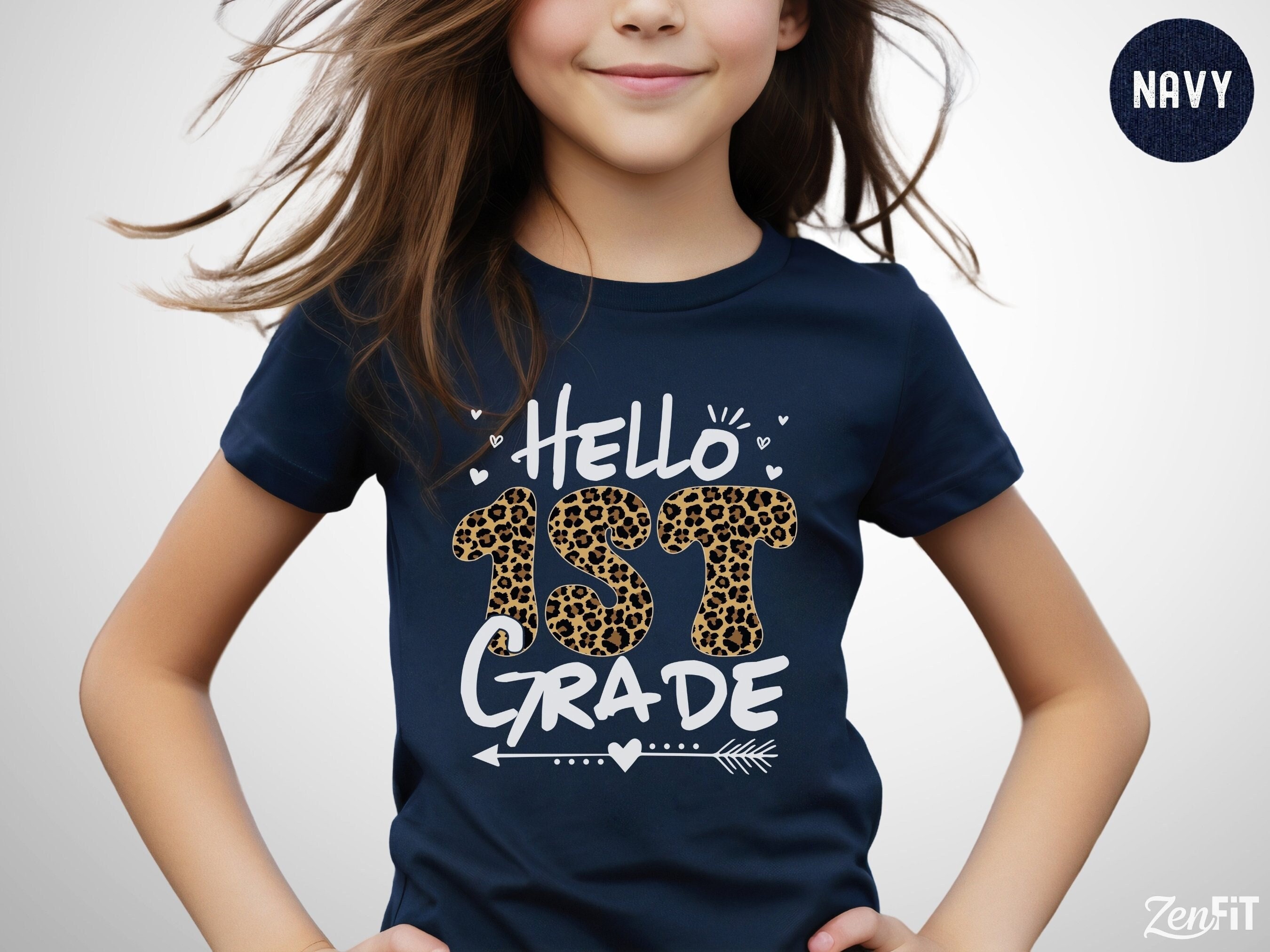 Hello First Grade Shirt, 1st Grade Student Tshirt, First Grade Shirts ...