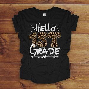 Hello First Grade Shirt, 1st Grade Student Tshirt, First Grade Shirts ...