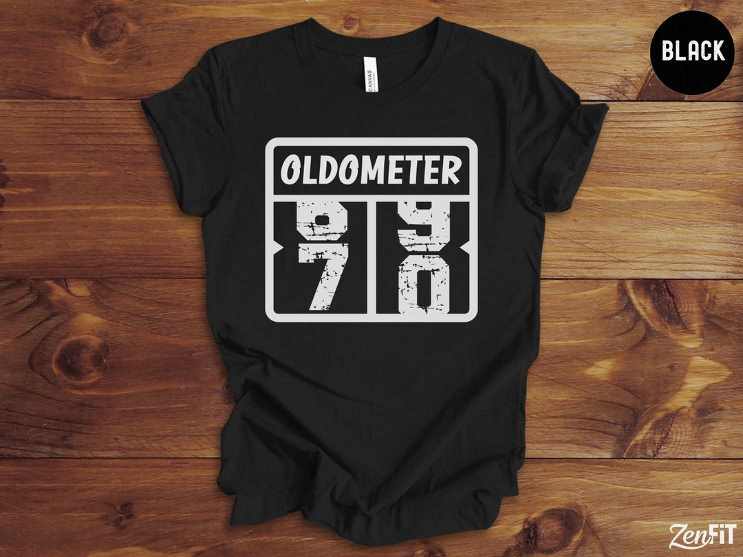 Funny 70th Birthday Shirt, Oldometer, Gift for 70th Birthday, 70 Years ...