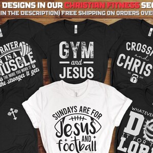 Crossfit and Christ Shirt, Cross Fit, Christian Gym Tee, Crossfit Gifts ...