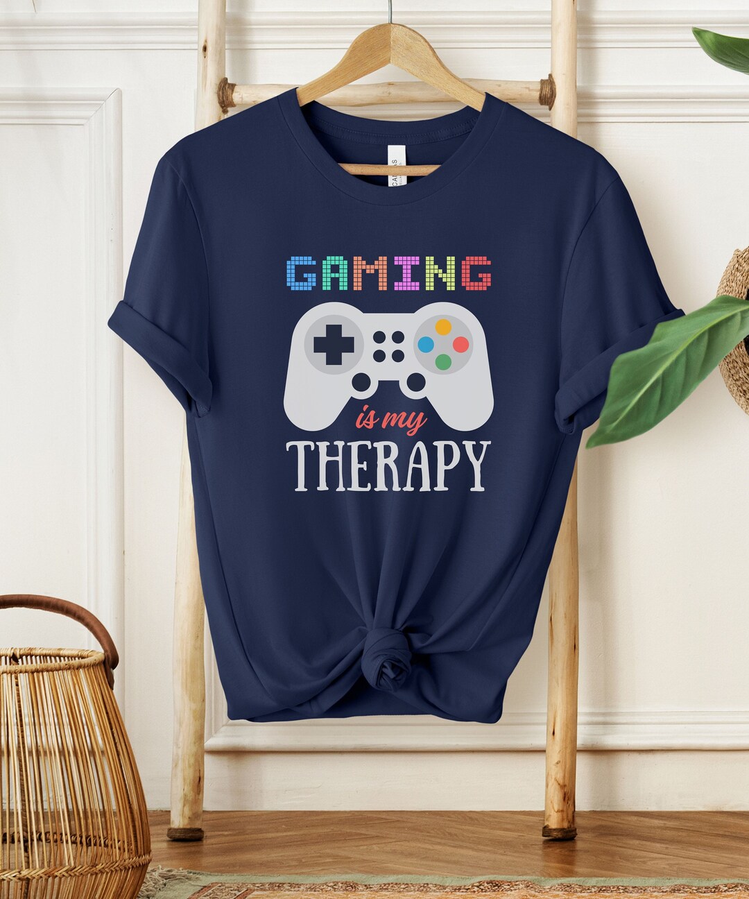 Gaming is My Therapy Shirt Video Game Mental Health Gift for - Etsy