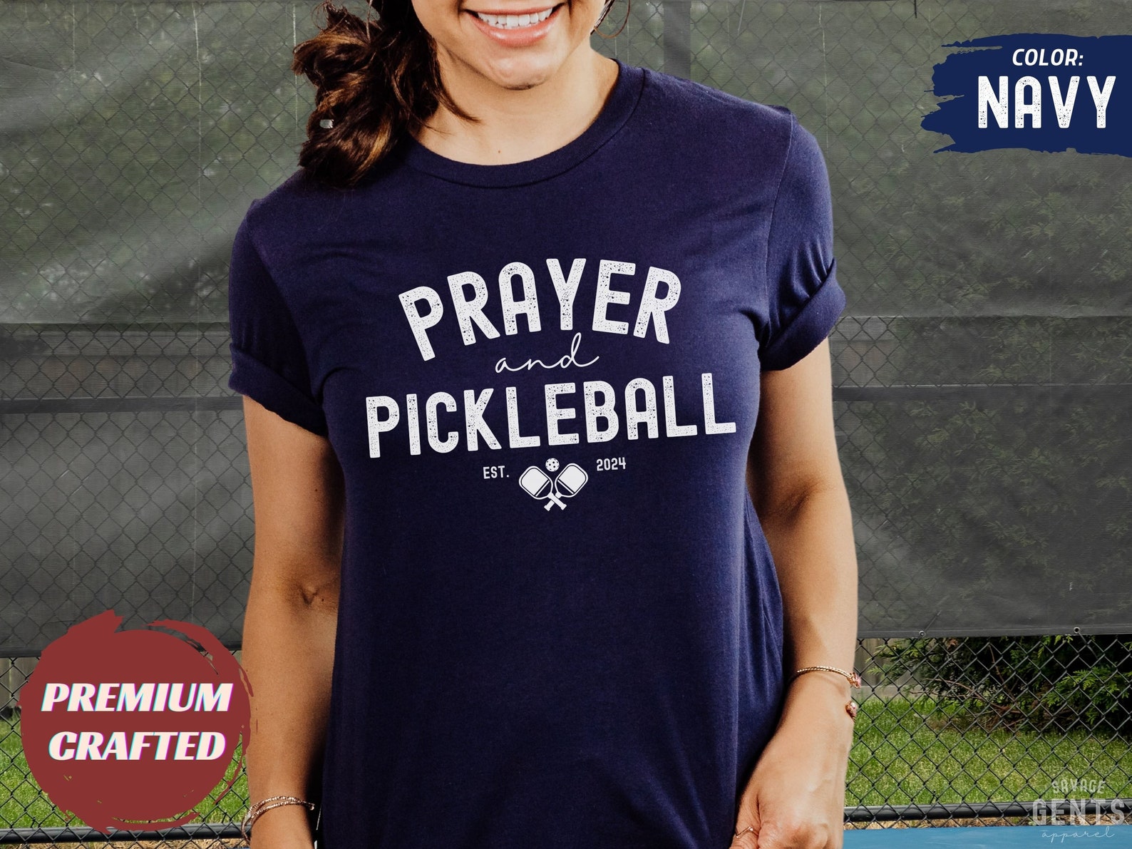 Prayer and Pickleball Shirt, Pickle Ball Lover, Christian Sports Tee ...