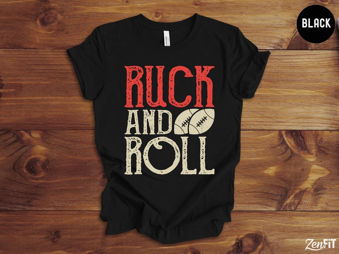 Funny Rugby Shirt, Ruck and Roll Tshirt, Gift for Rugby Player, Rugby ...