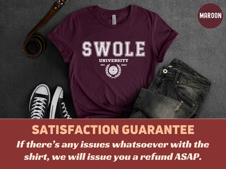 Funny Gym Shirt, Swole University, Mens Workout T Shirt, Bodybuilding Shirt, Weightlifting Tee ...