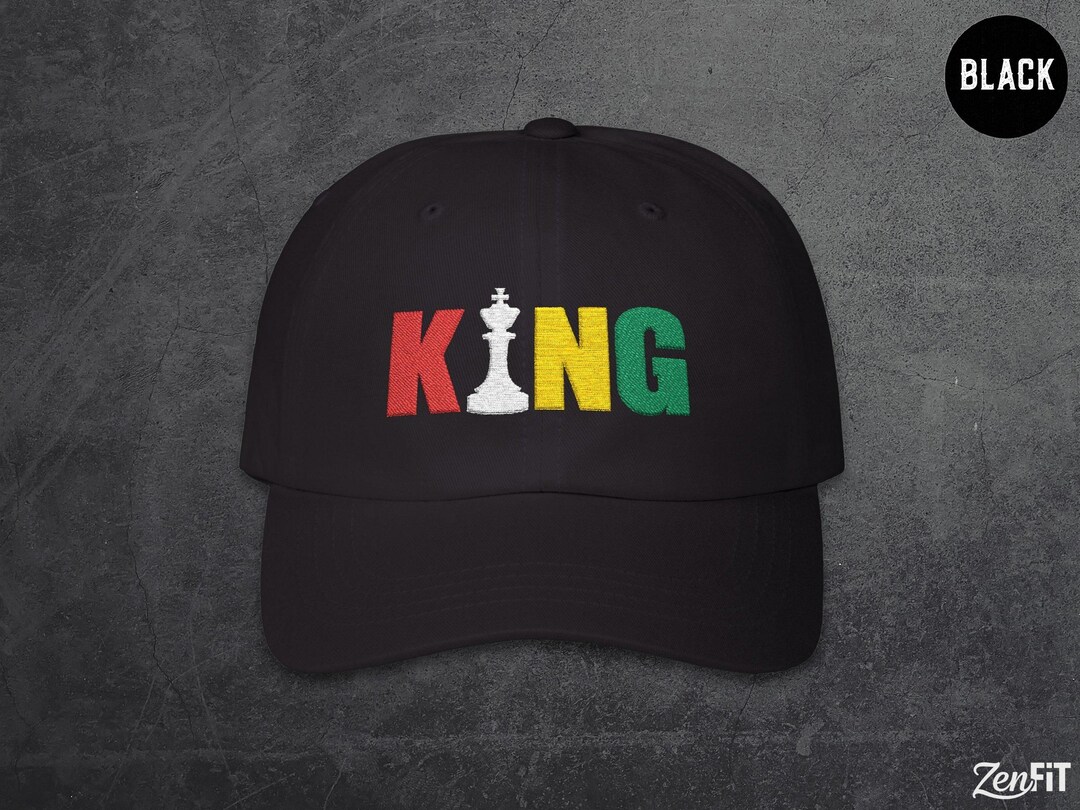Black King Hat, Black History Month, Embroidered Hat, Martin Luther ...