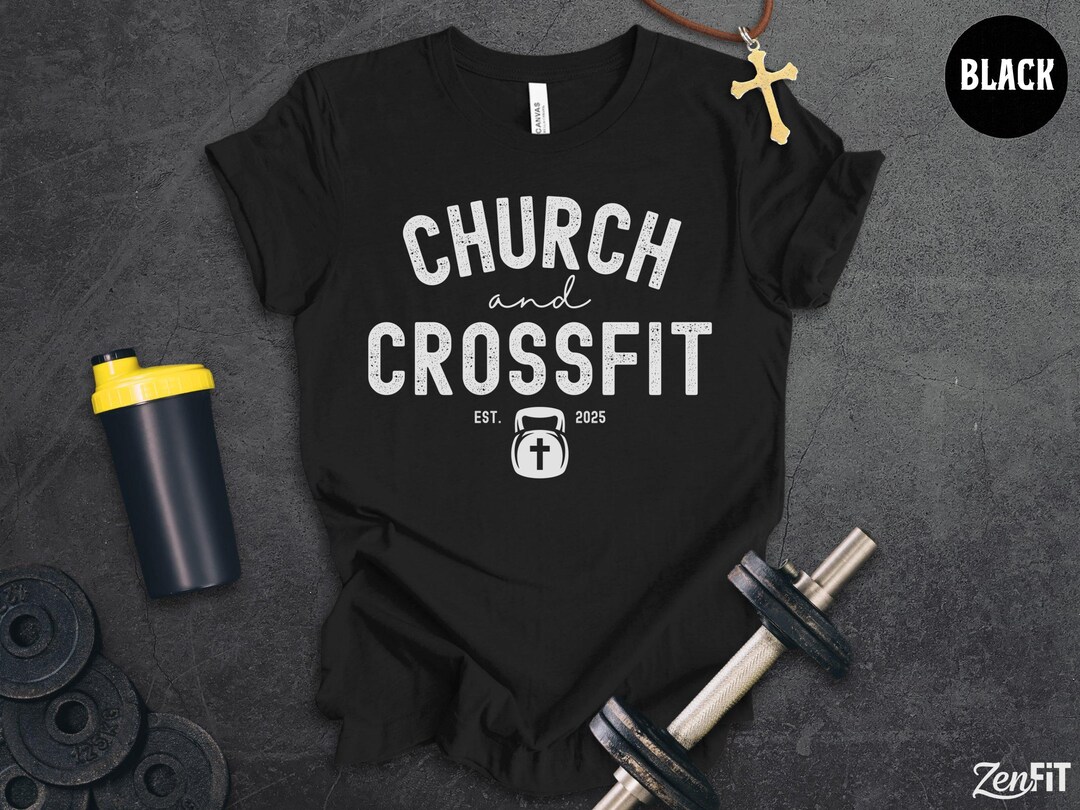 Christian Crossfit Shirt, Church and Crossfit, Gifts for Christian ...