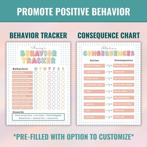 Editable Kids Chore Chart Bundle, Reward Bucks, Allowance Tracker ...