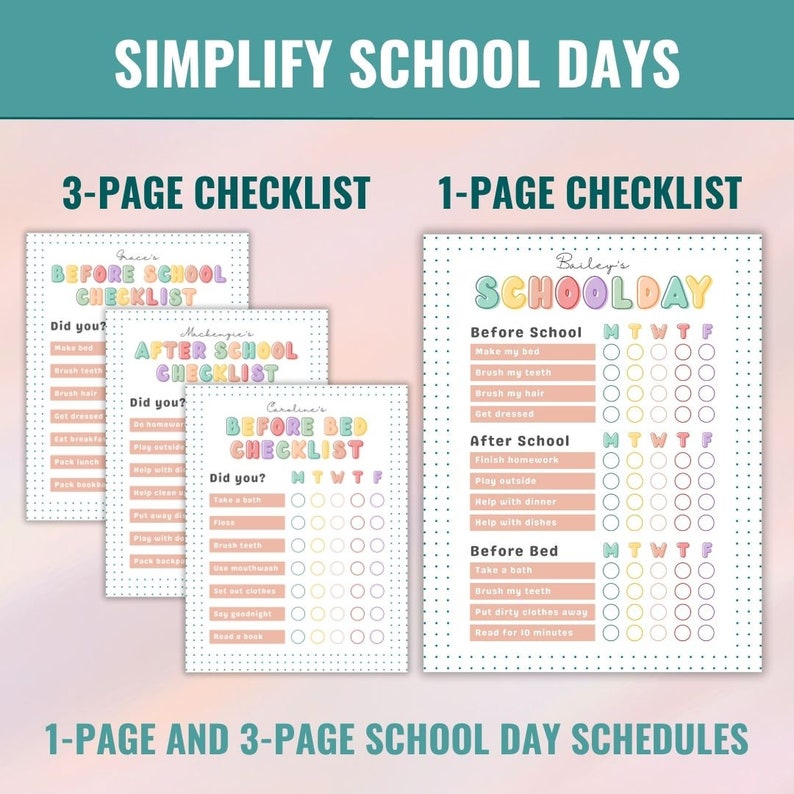Editable Kids Chore Chart Bundle, Reward Bucks, Allowance Tracker ...