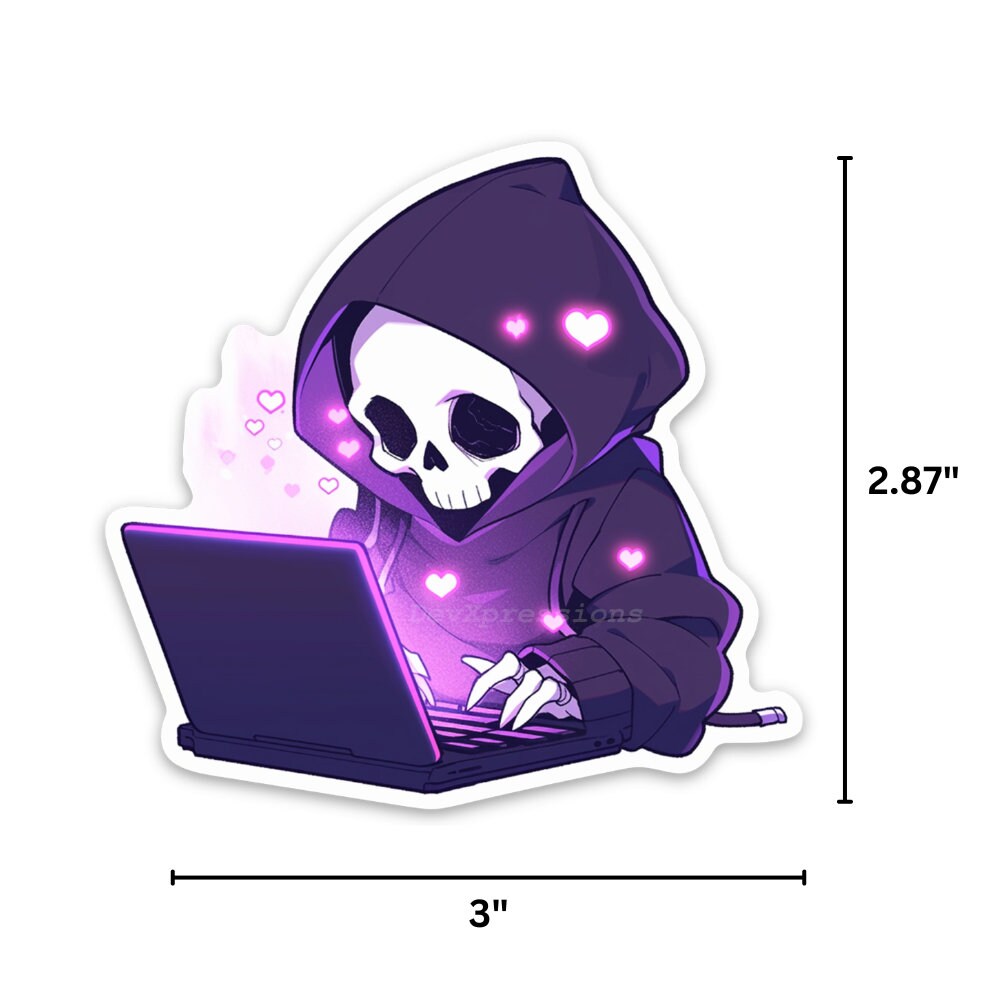 Skeleton Developer Sticker Programmer Engineer Coder Software Developer ...