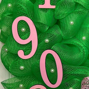 AKA Sorority Wreath, AKA Letters, AKA Sign, Alpha Kappa Alpha Decor ...