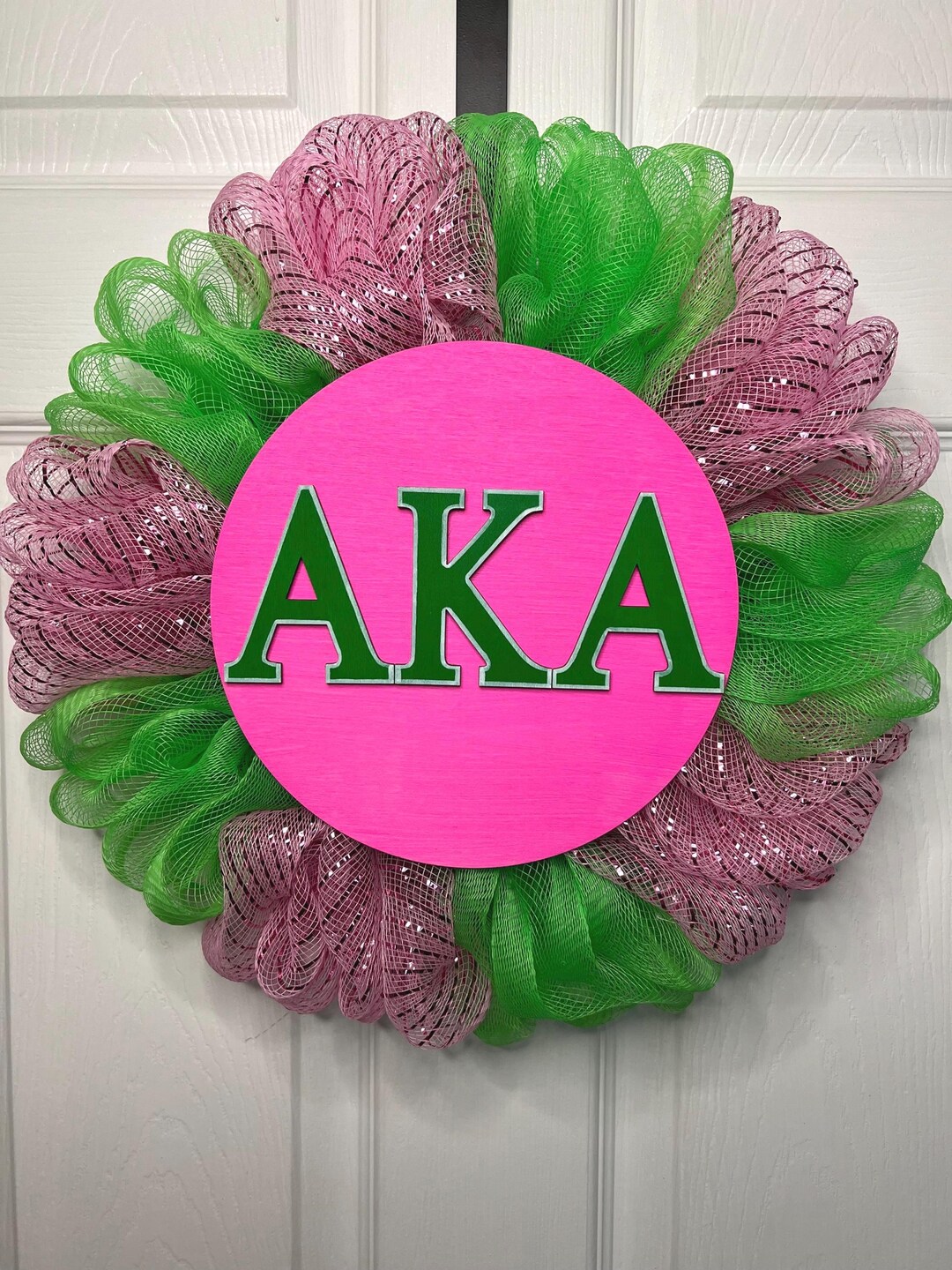 AKA Sorority Wreath, AKA Paraphernalia, Sorority Gifts, Alpha Kappa ...