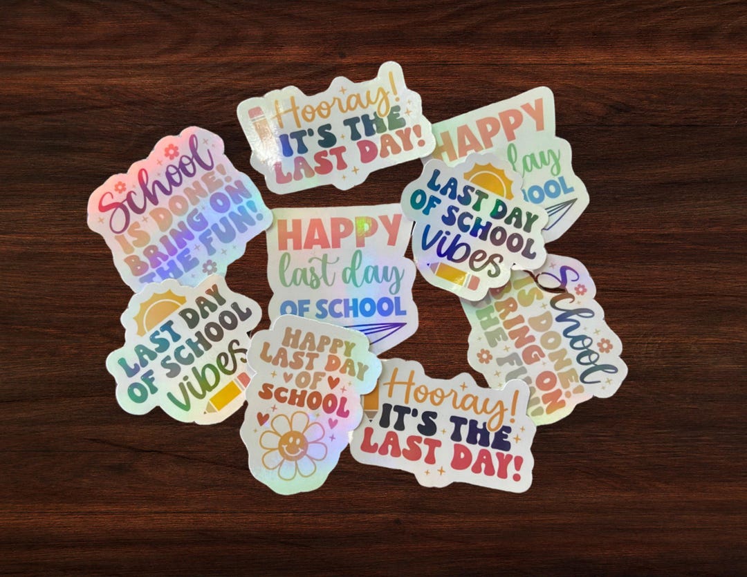 End of the Year Student Stickers | EOY Student Gifts | Last Day of ...