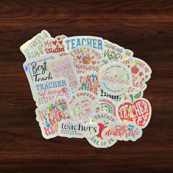Teacher School Stickers - Etsy