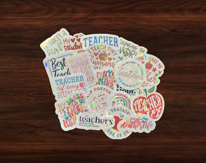 Preschool Teacher Sticker | Rainbow Teacher Sticker | Teacher Gift ...