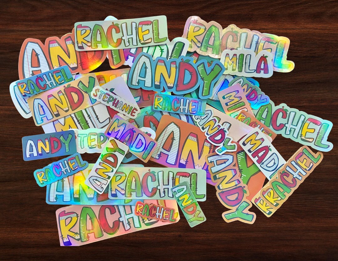 Back to School Name Stickers | Personalized Name Stickers | Name Labels ...