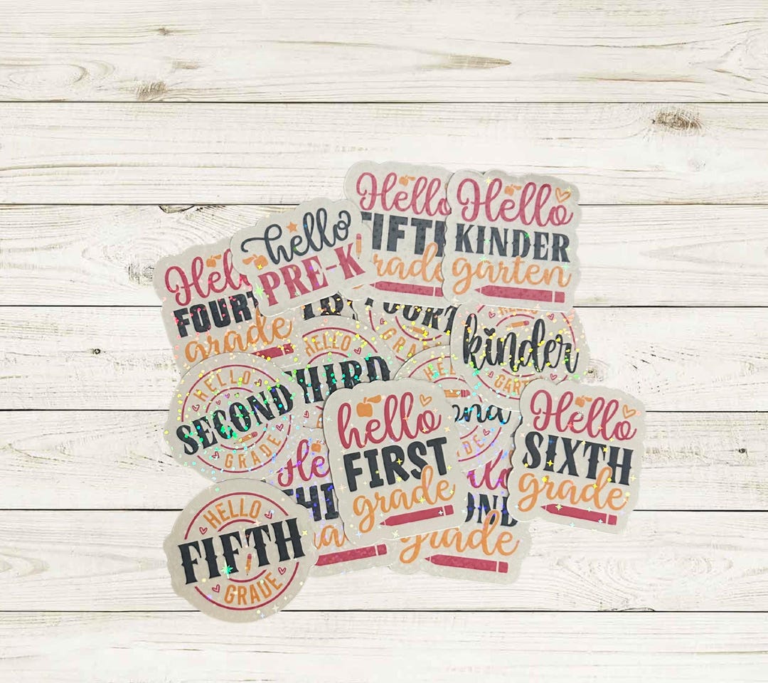 Back to School Stickers Student Gifts Meet the Teacher Free Shipping ...