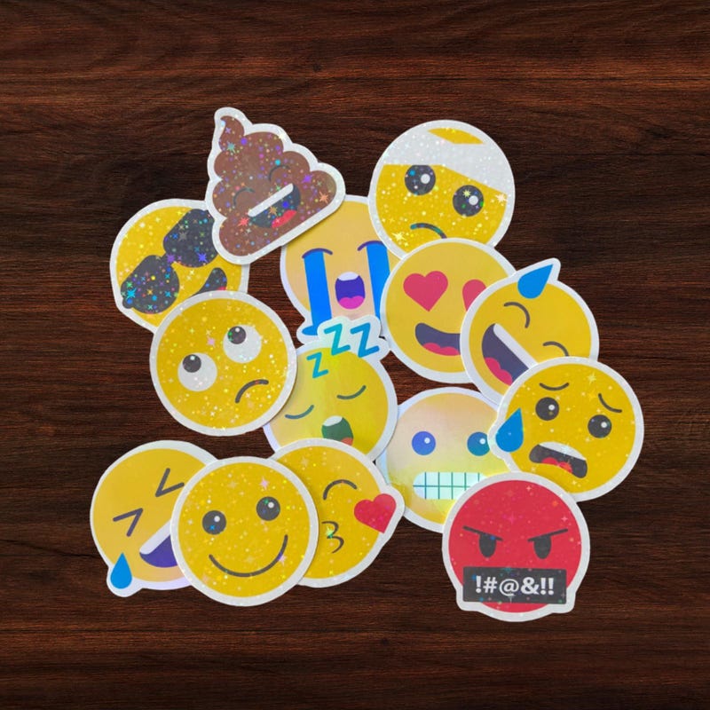 Emoji Stickers - Etsy