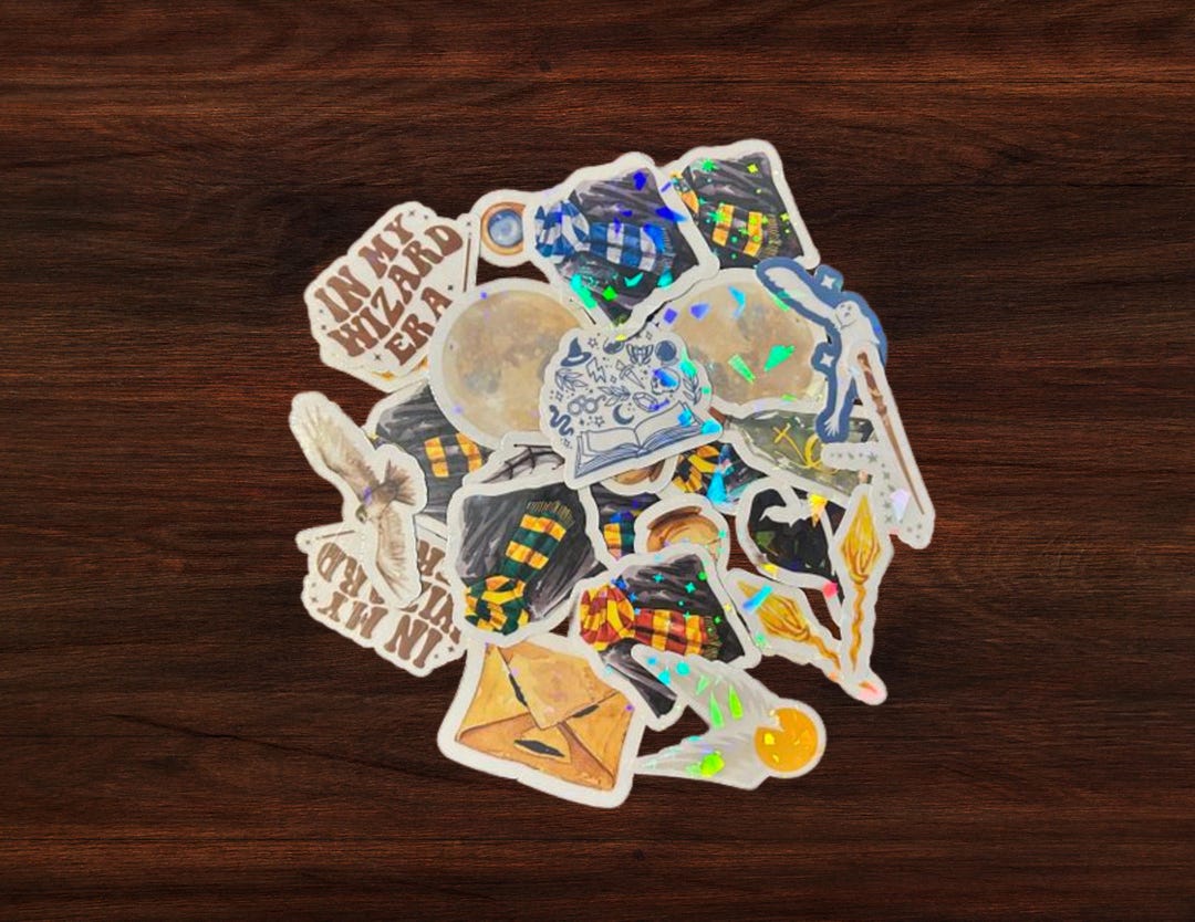 Wizard Stickers | HP Stickers | Laptop Stickers | Water Bottle Stickers ...