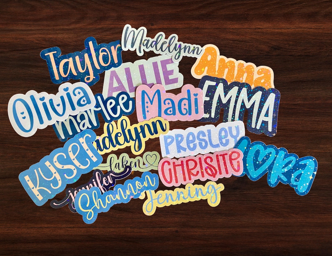 Owala Water Bottle Sticker | Holographic Personalized Name Stickers ...