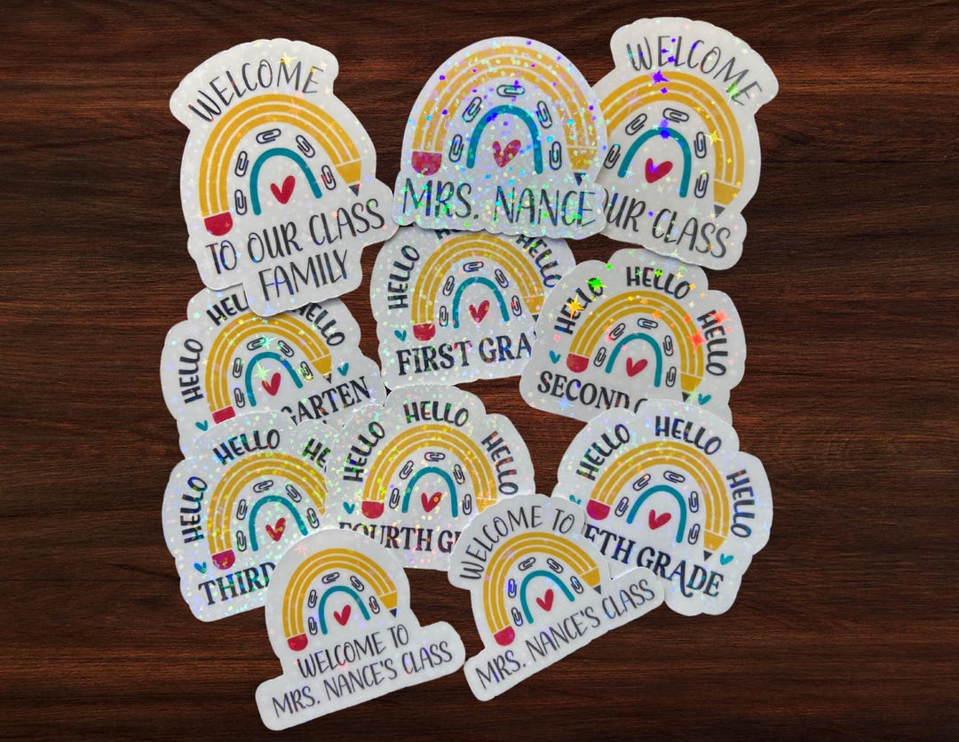 BACK TO SCHOOL Stickers L Grade 1 | Grade 2 | Grade 3 | Grade 4 | Grade ...
