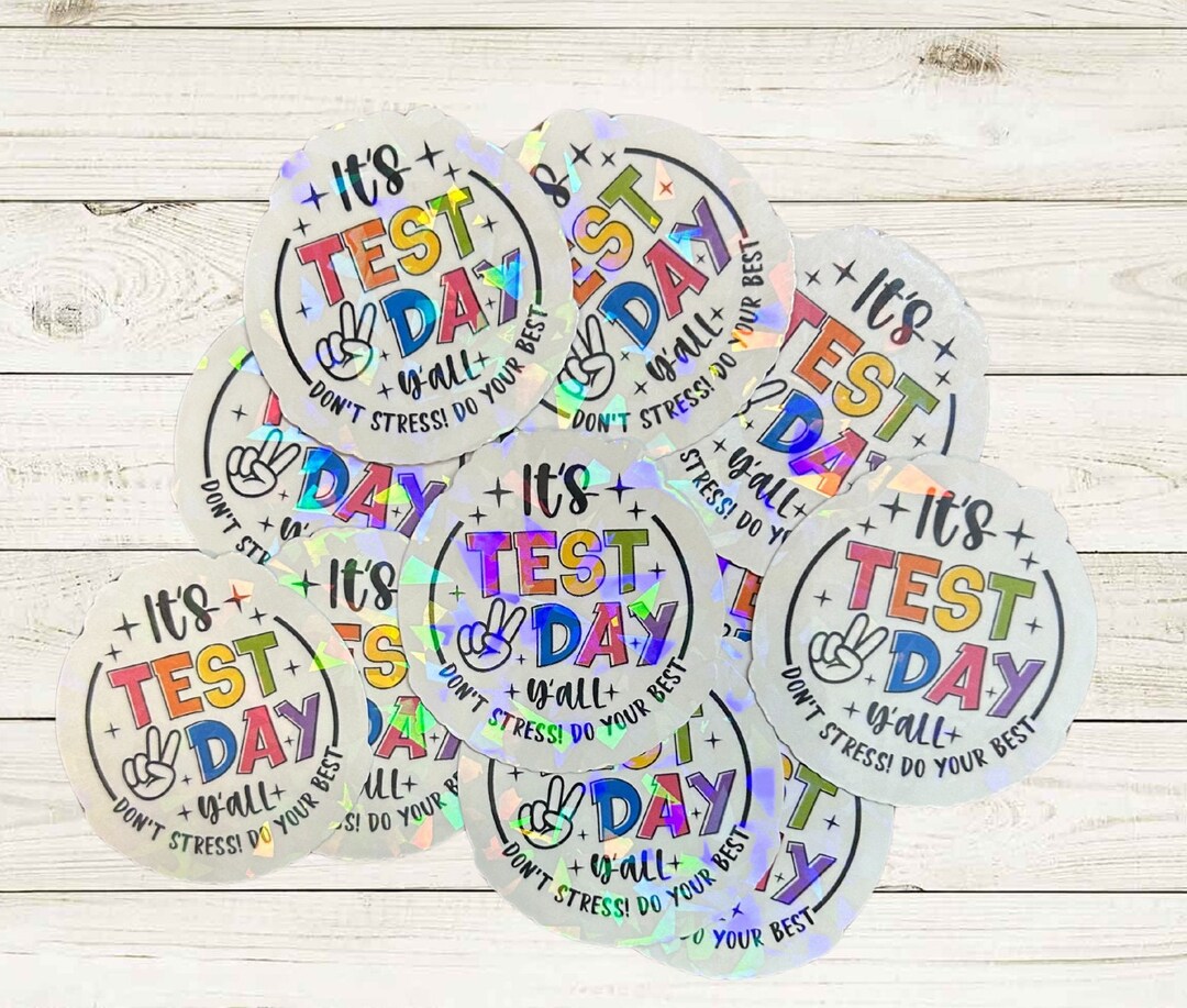 Motivational Testing Stickers | Encouragement Stickers | Student ...