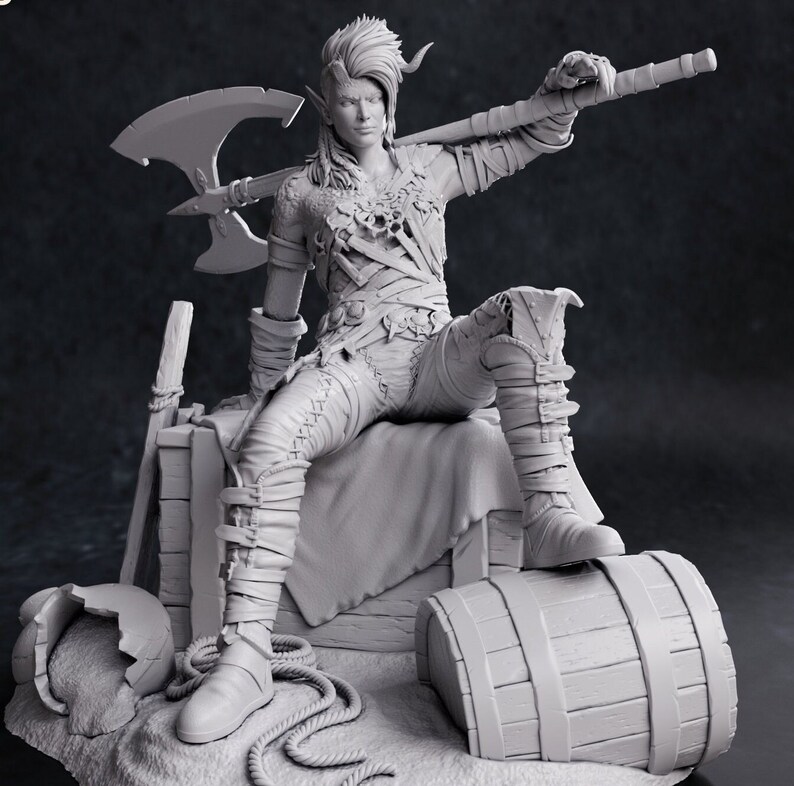 Karla from BG3 12K Quality Resin 3D Printed Figure - Etsy Portugal