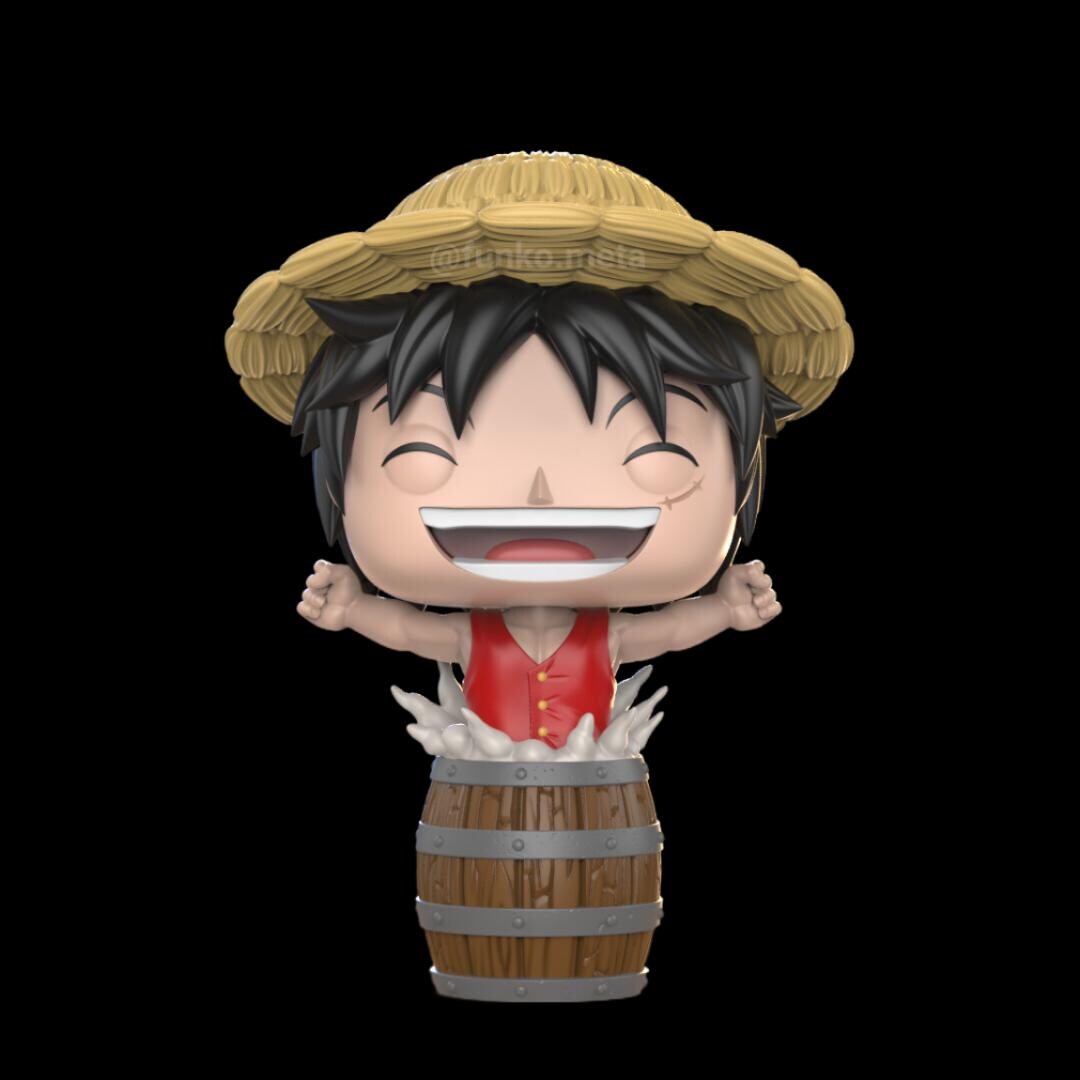 Luffy Barrel Funko Pop and One Piece Collectibles Iconic Luffy Barrel ...