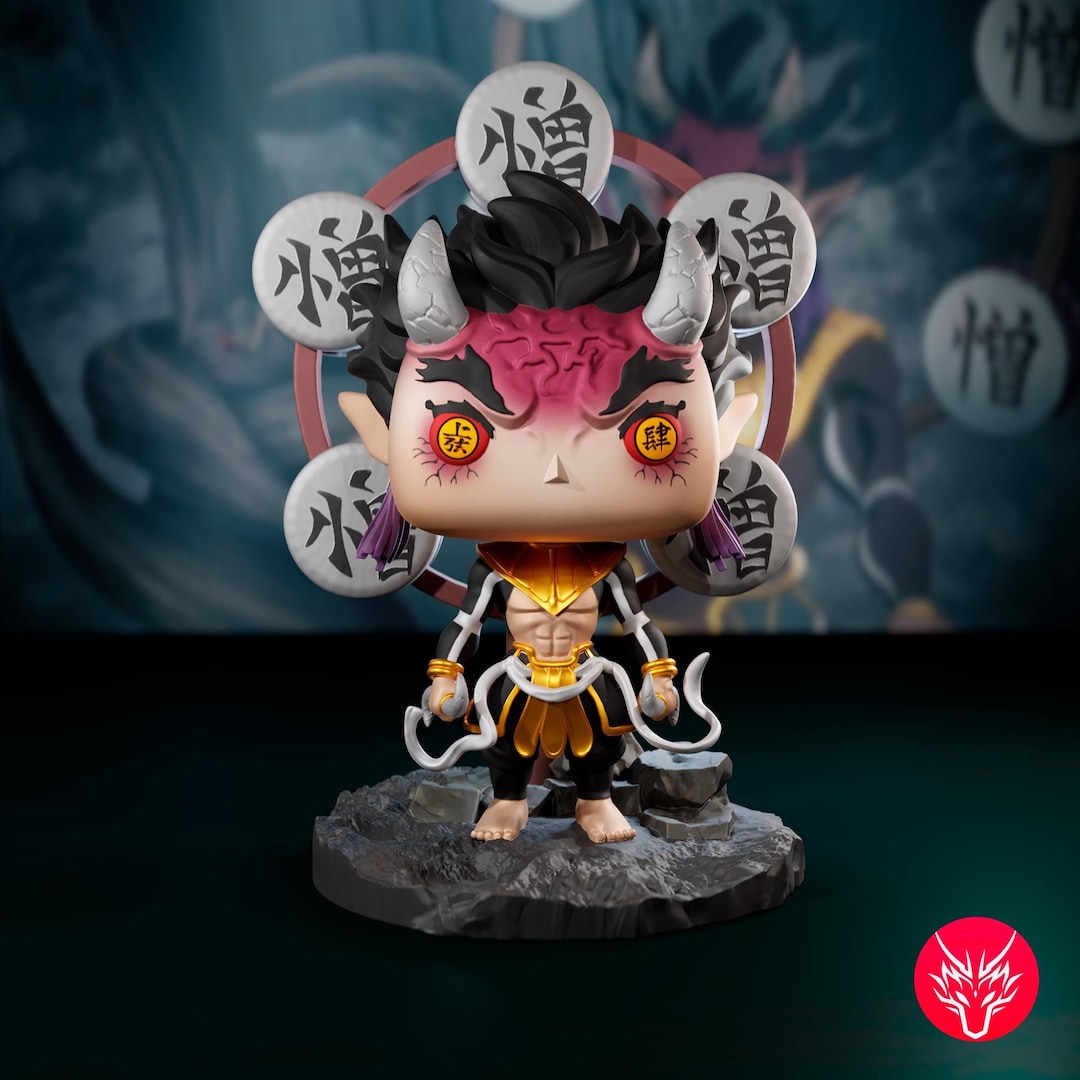 Zohakuten Hantengu Demon Slayer Handpainted Resin Custom Pop Figure - Etsy