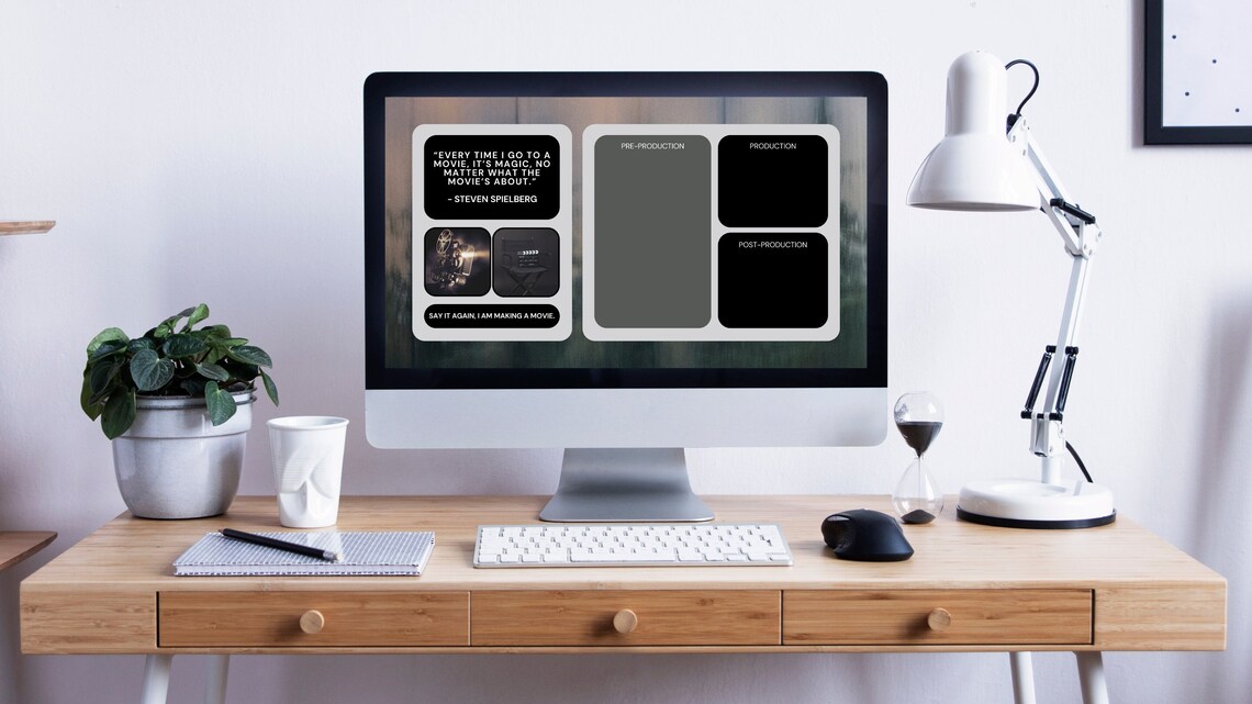 Desktop Wallpaper for Filmmaker to Organize Production Files and Have ...