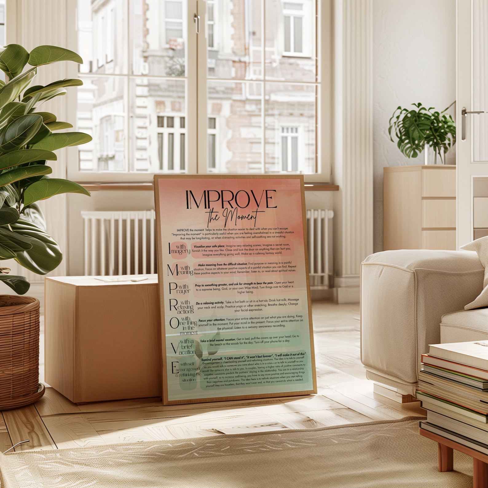 DBT IMPROVE the Moment | Distress Tolerance | Crisis Survival Skill | BPD | Dialectical ...