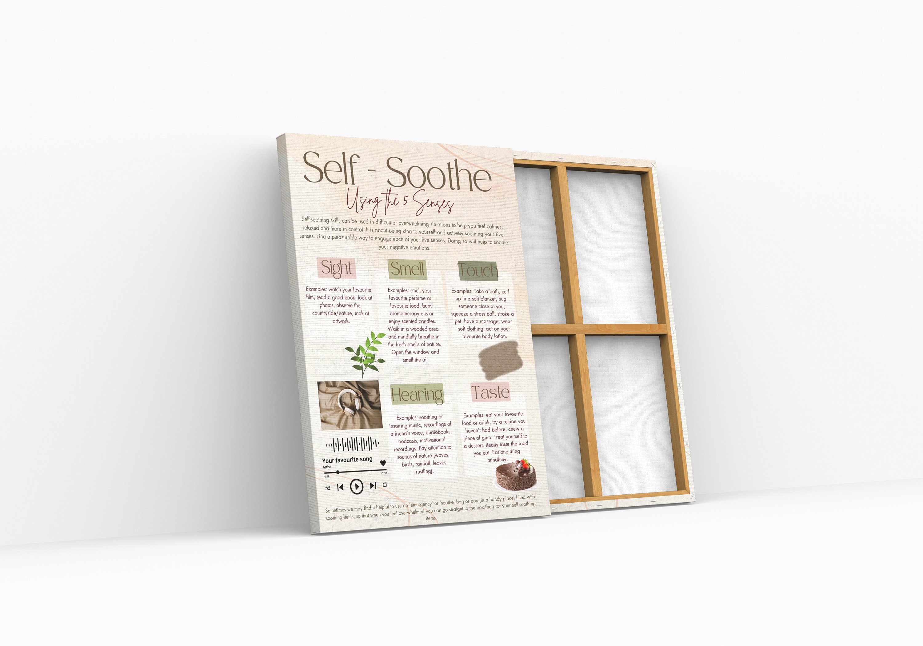 Self - Soothe: Using the Five Senses | DBT | Dialectical Behaviour ...