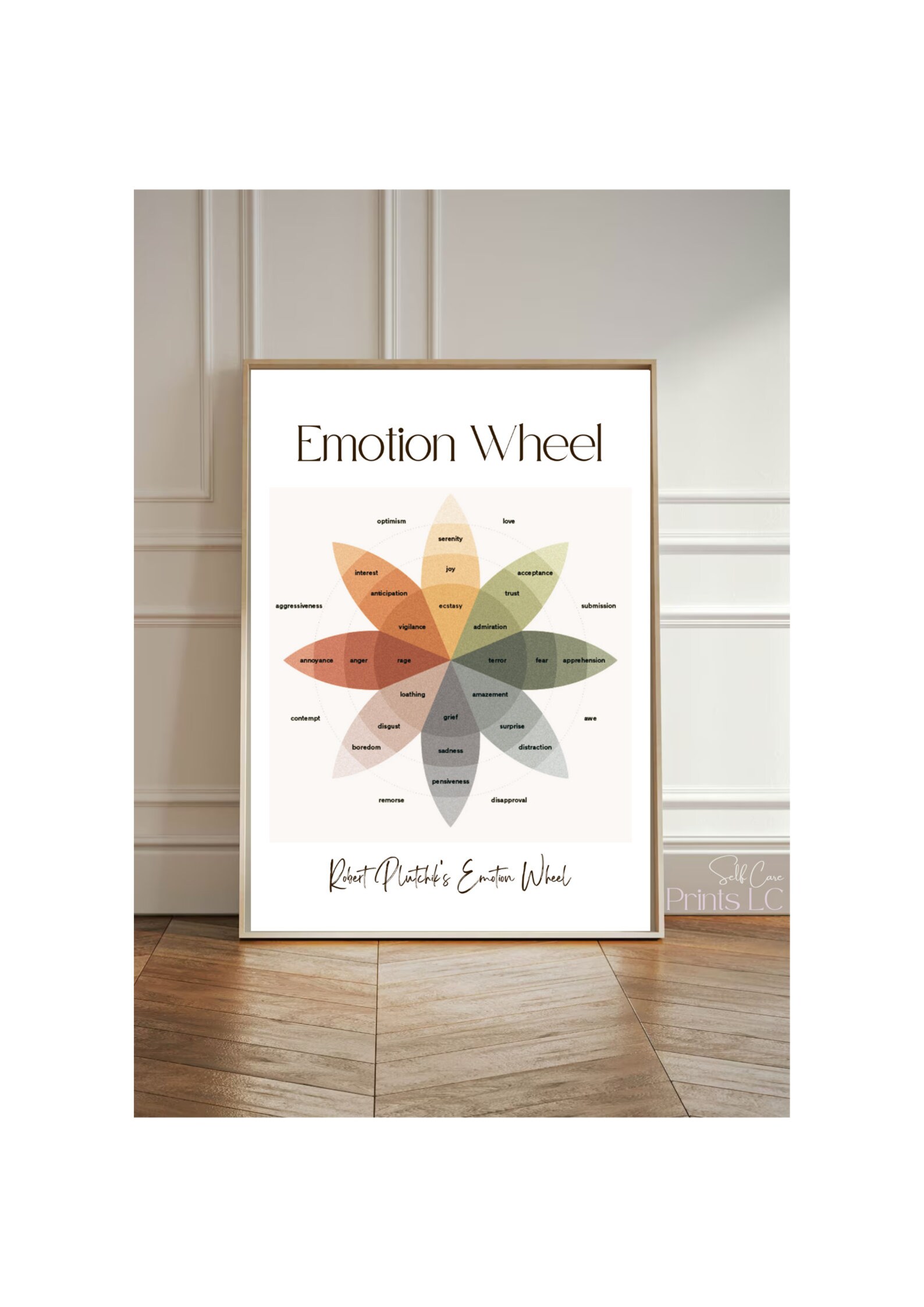 Emotion Wheel Poster Worksheet Self-help Resource - Etsy UK