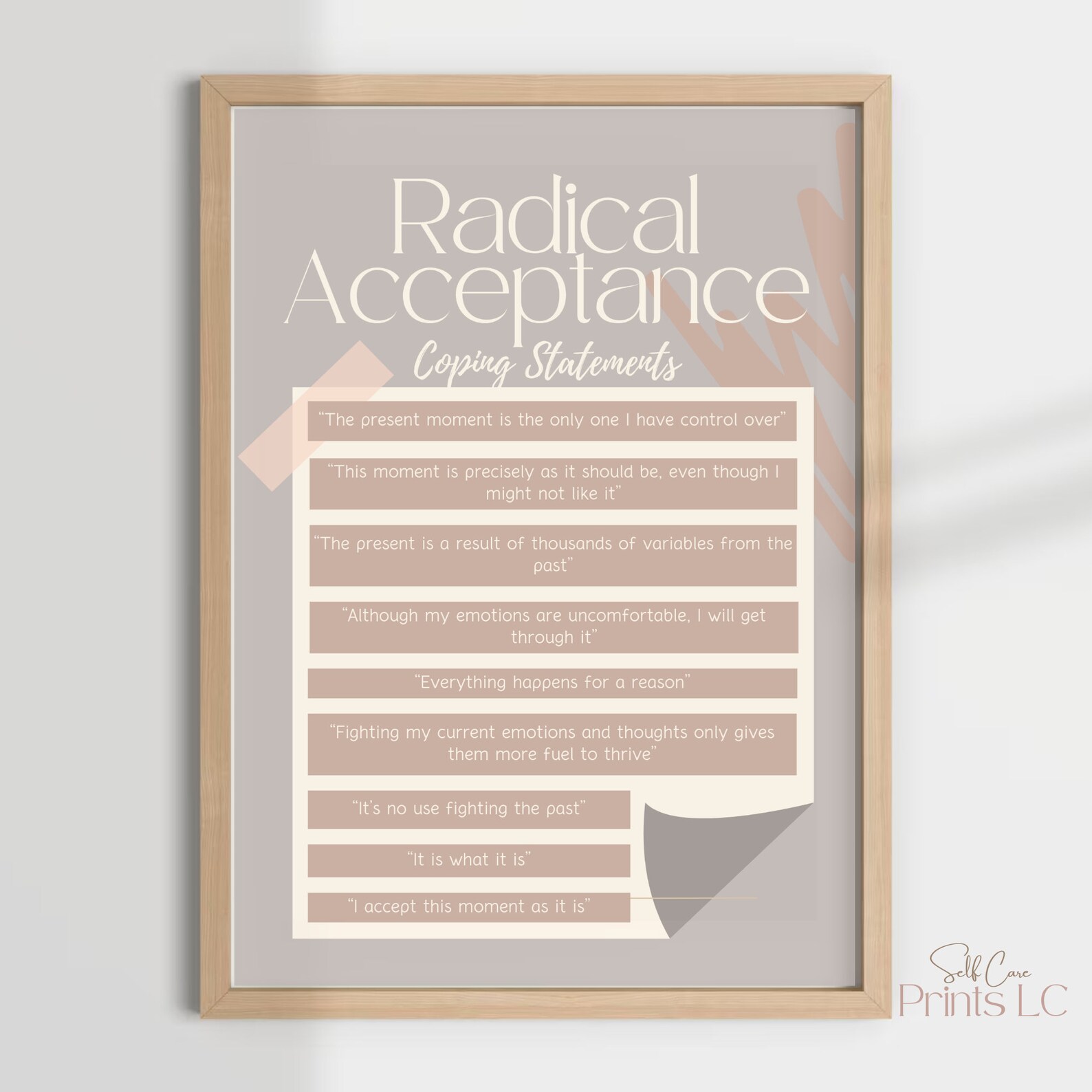 Radical Acceptance | Coping Statements | DBT | Reality Acceptance ...
