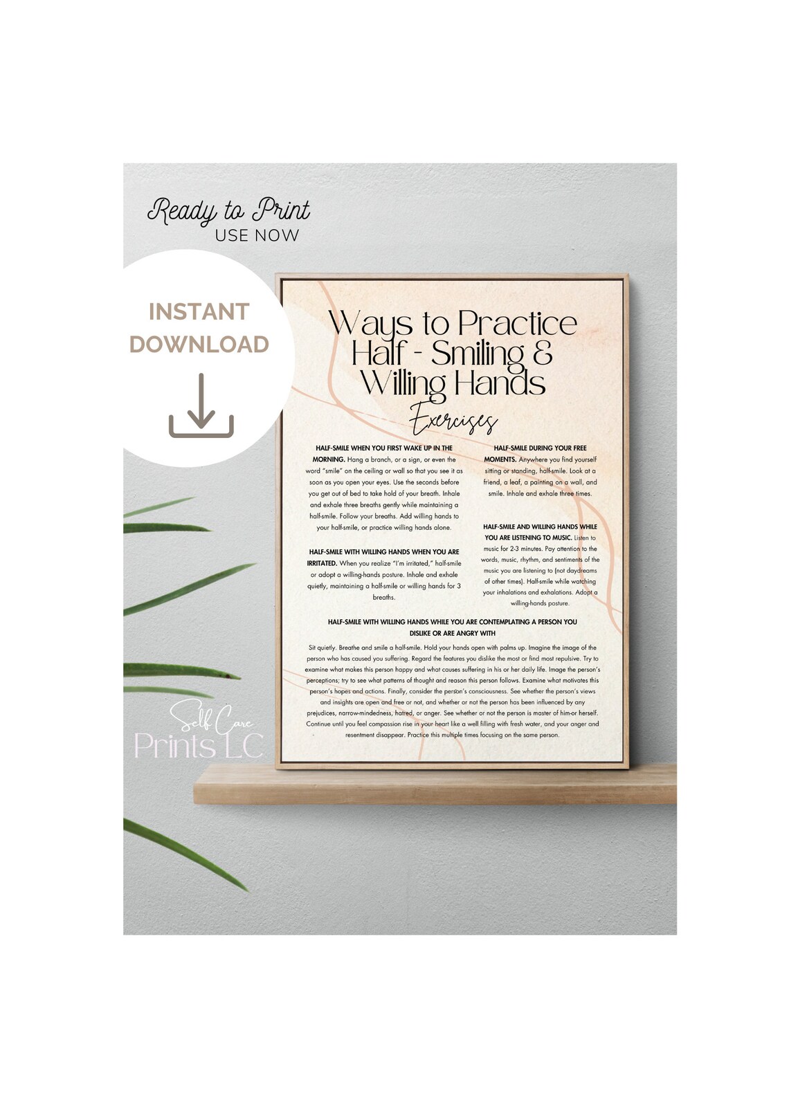 Half Smile and Willing Hands: Ways to Practice Exercises DBT Distress ...