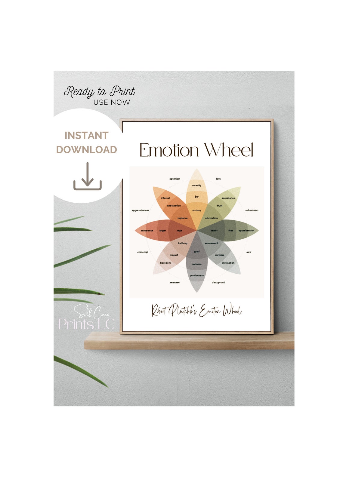 Emotion Wheel Poster Worksheet Self-help Resource - Etsy UK