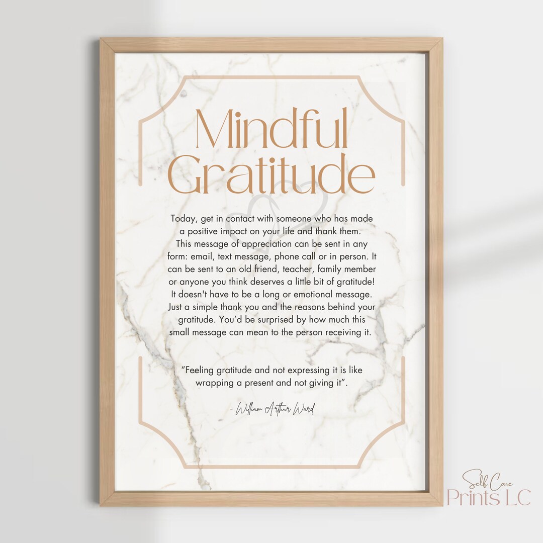 Mindful Gratitude | Mindfulness | Coping Skills | Therapy Room ...
