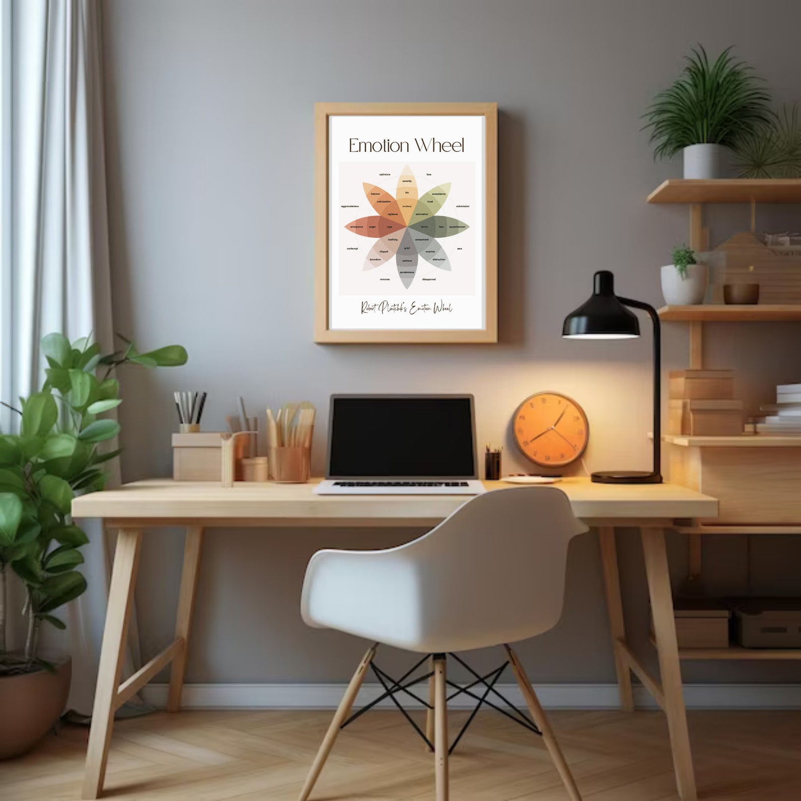 Emotion Wheel Poster Worksheet Self-help Resource Therapy Resource - Etsy