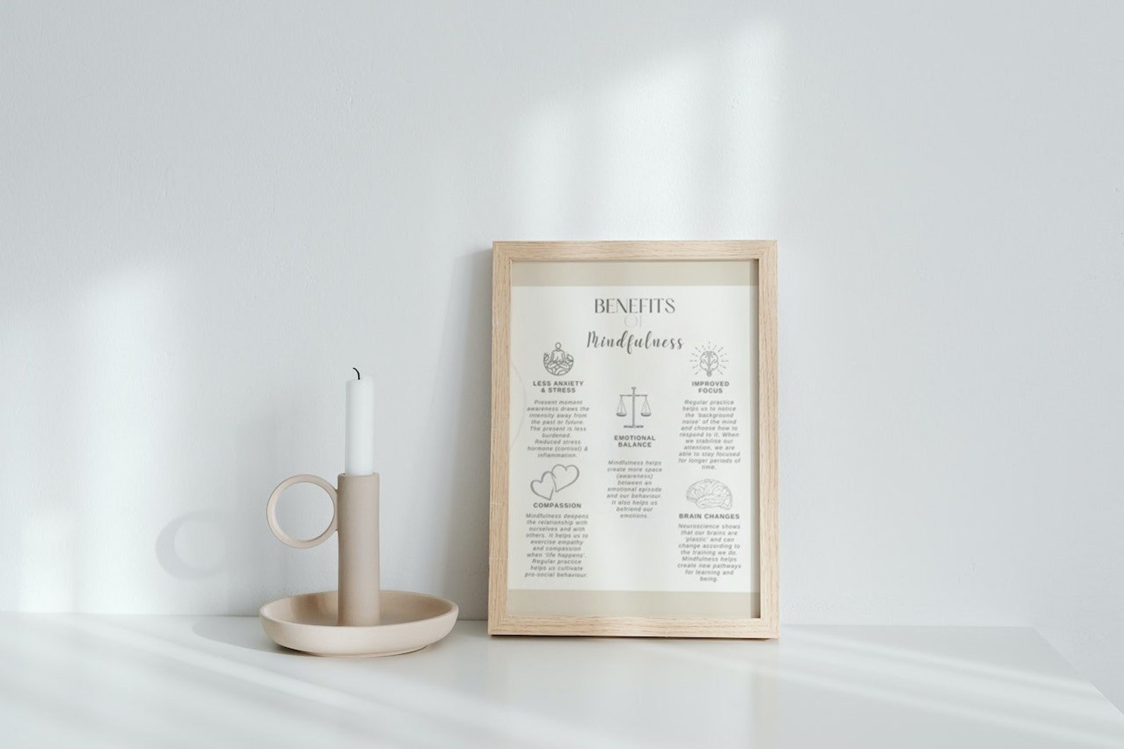 Benefits of Mindfulness | Poster | Handout | Worksheet | Digital ...