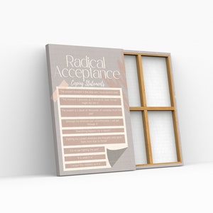 Radical Acceptance | Coping Statements | DBT | Reality Acceptance ...