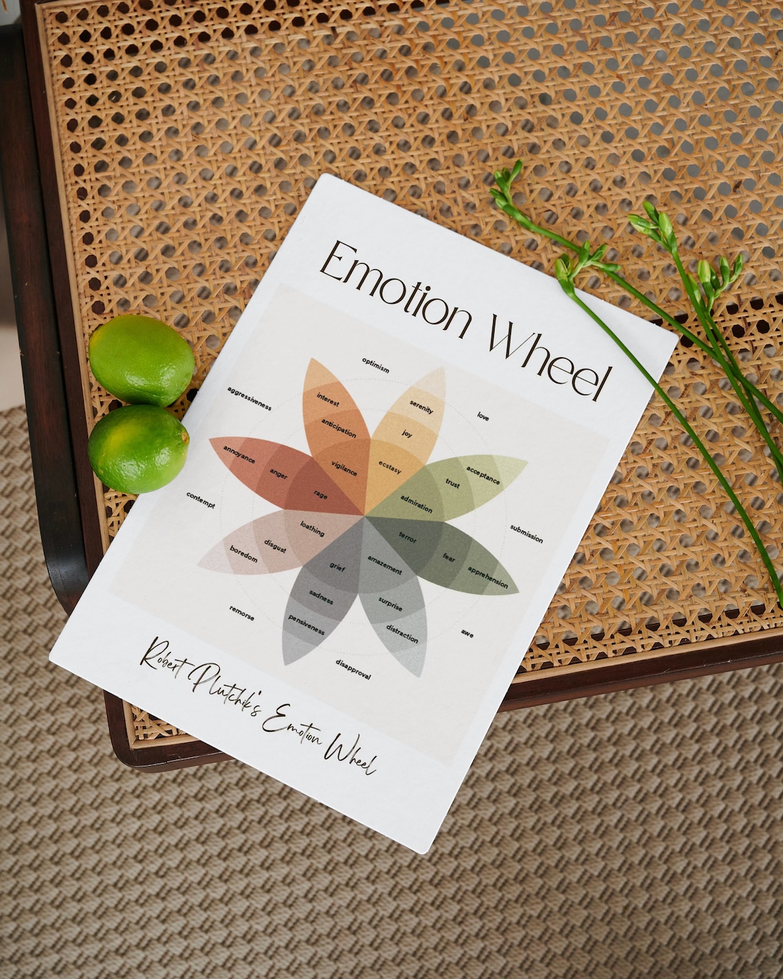 Emotion Wheel Poster Worksheet Self-help Resource - Etsy