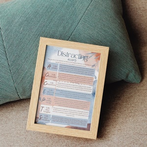 DBT ACCEPTS: Distracting | Distress Tolerance | Crisis Survival Skill ...