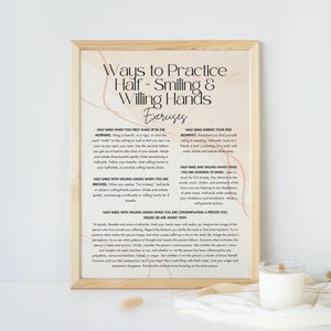 Half Smile and Willing Hands: Ways to Practice | Exercises | DBT ...
